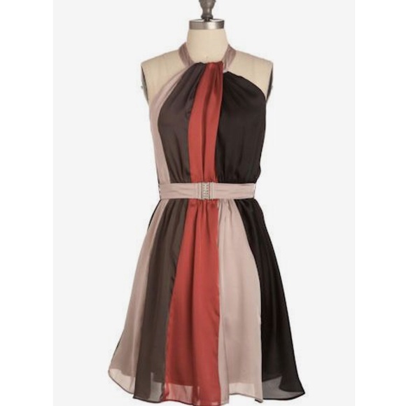 Ark & Co | Dresses | Fancy Striped Halter Dress | Poshmark